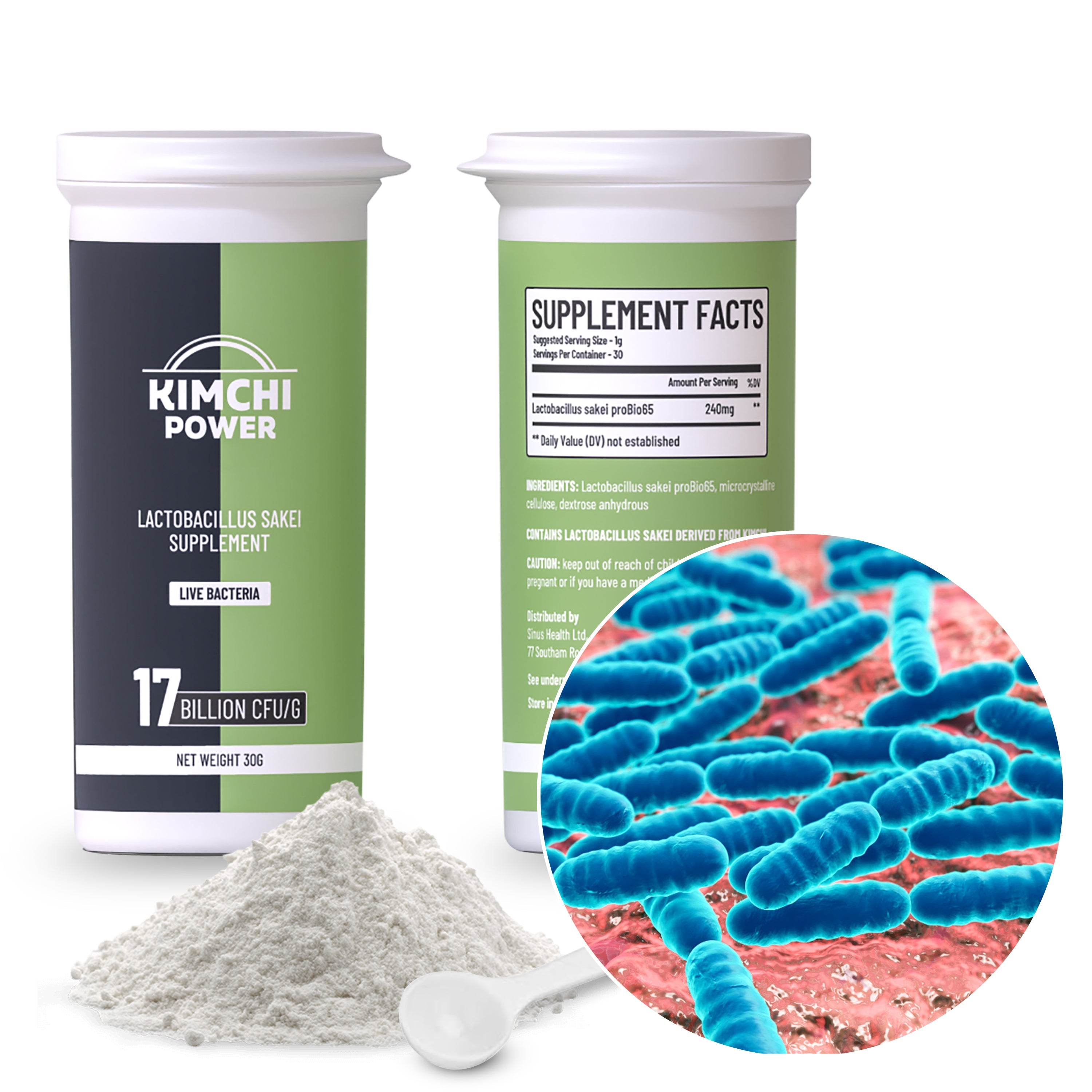 Kimchi Power: Lactobacillus Sakei Live Bacteria Supplement in UK
